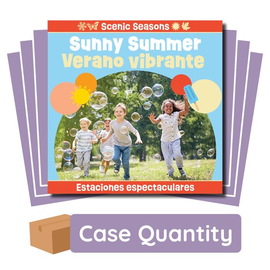 Sunny Summer / Verano vibrante (Spanish-English Bilingual) (Case of 50)